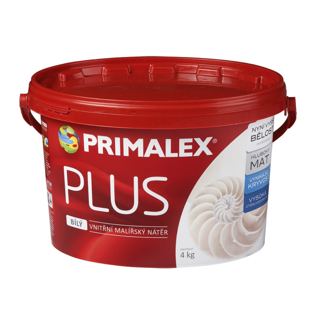 Primalex Plus biely 4 kg - montana.sk